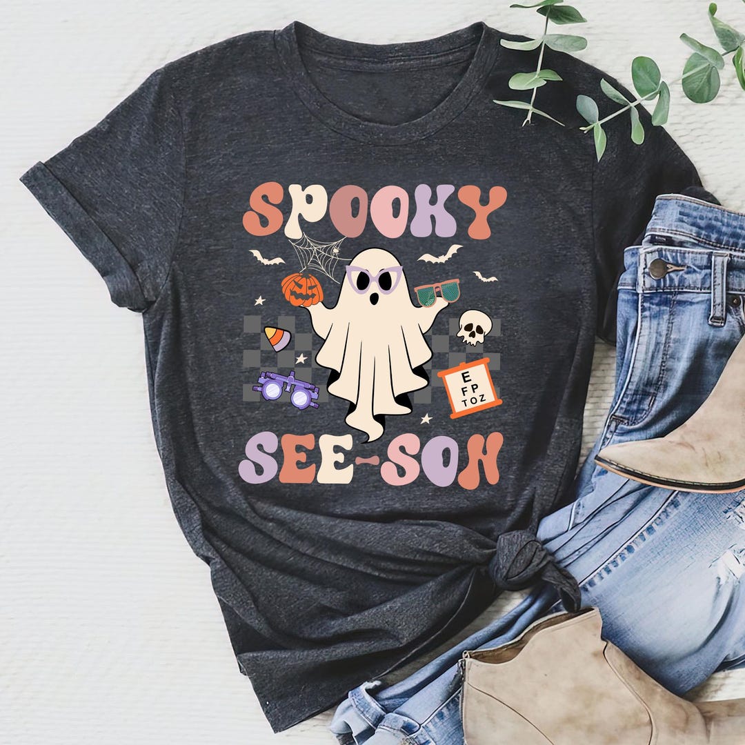 Halloween Optometry Shirt, Spooky See Son Shirt, Optometry Halloween ...