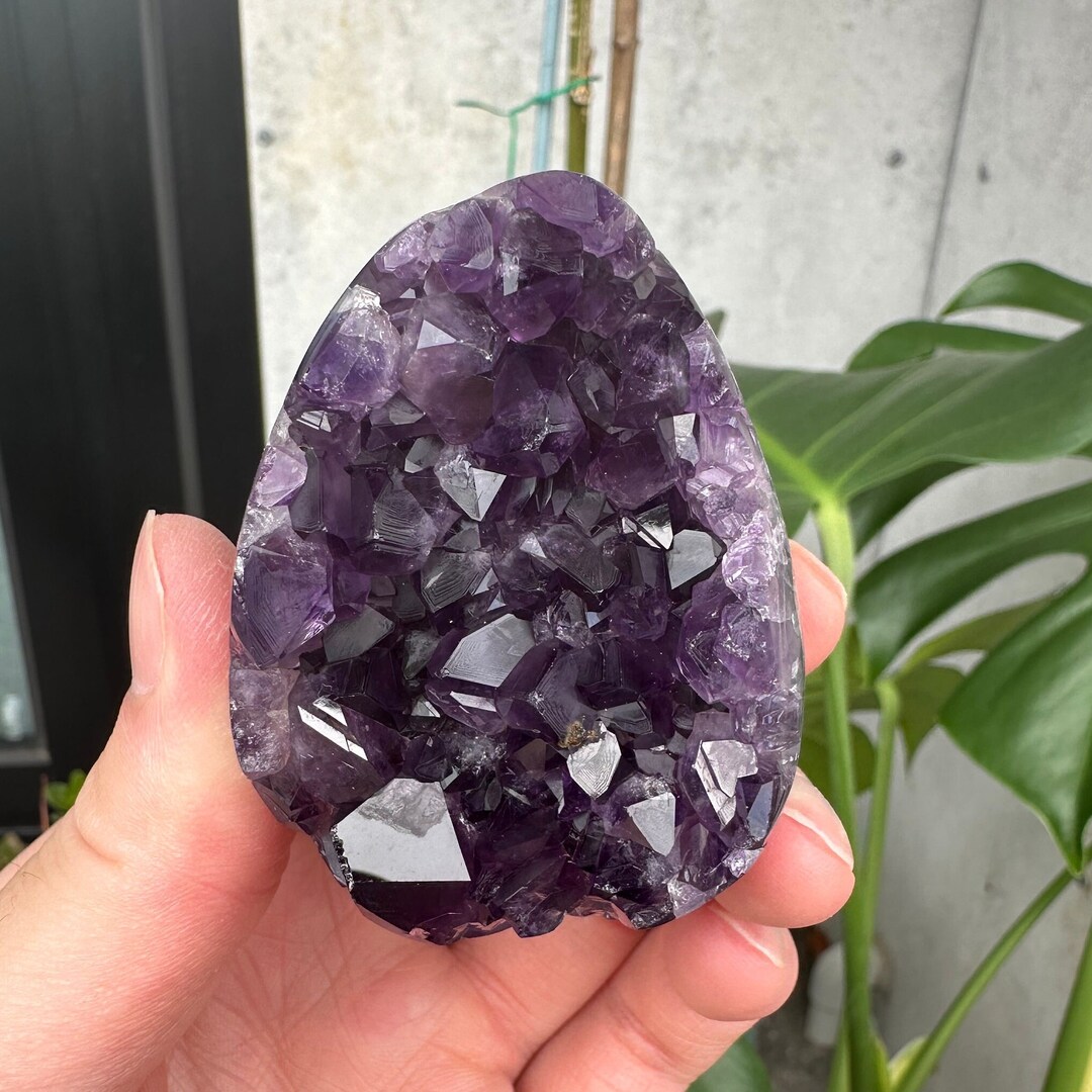 Exceptional Natural Purple Amethyst: High-quality Amethyst Crystal Egg ...