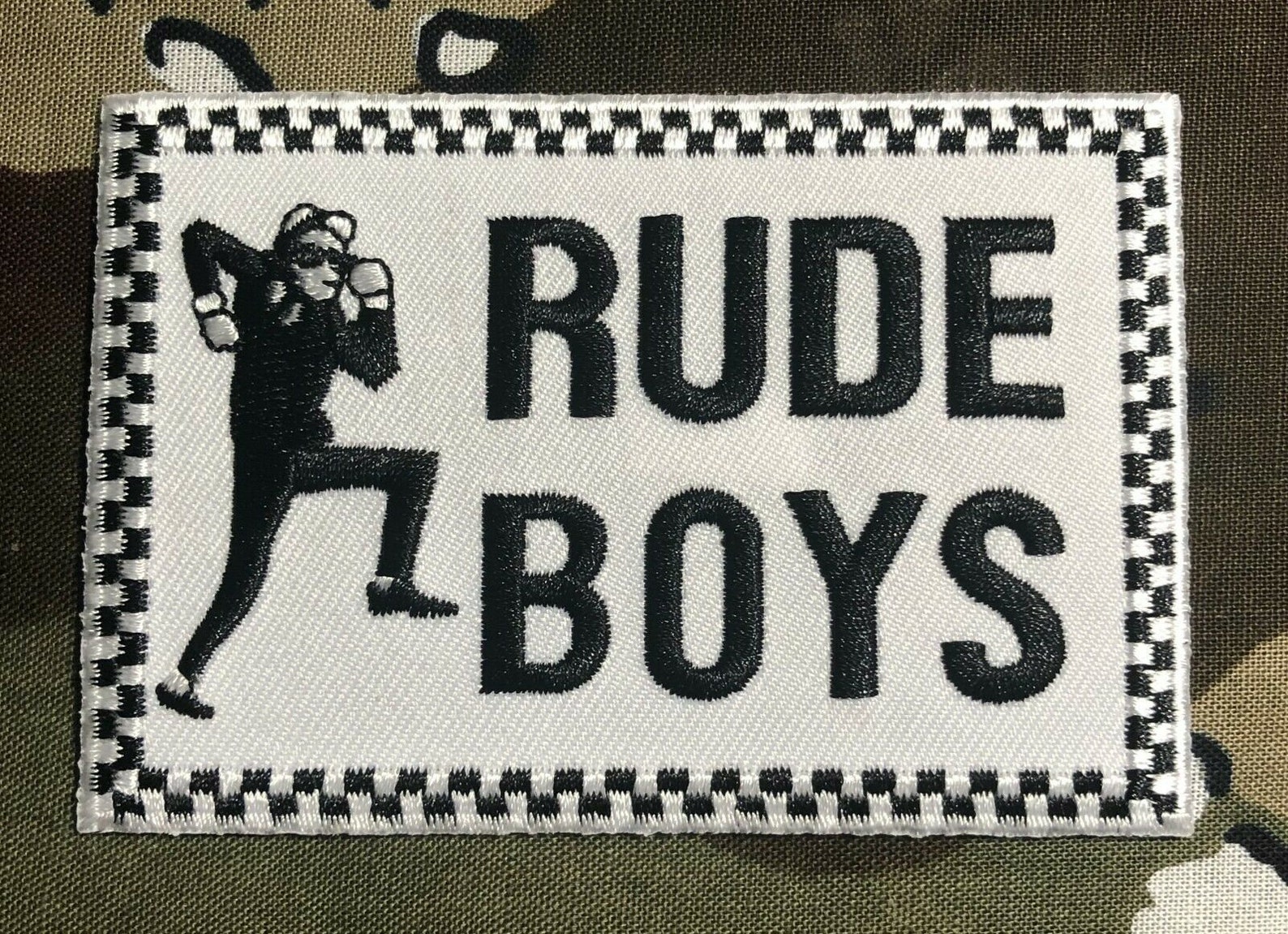 Rude Boy Ska Mod Embroidered Patch R025P - Etsy