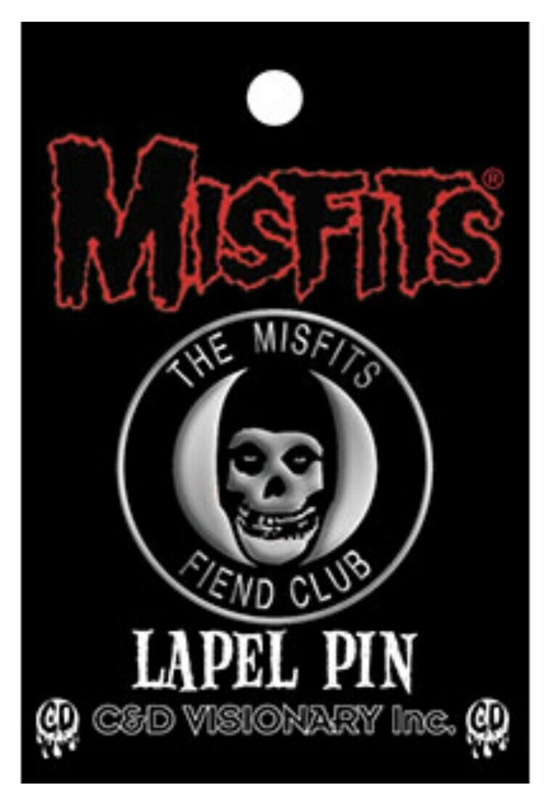 Misfits Fiend Club Enamel Lapel Pin M013PC Badge - Etsy