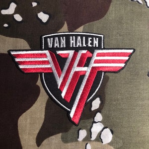 Van Halen Classic Shield Embroidered Patch V012P - Etsy