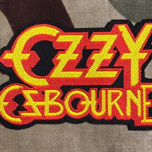Ozzy Osbourne Woven Patch O024P - Etsy