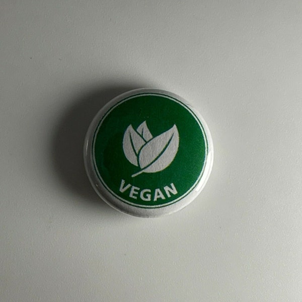 Vegan Pin - Etsy
