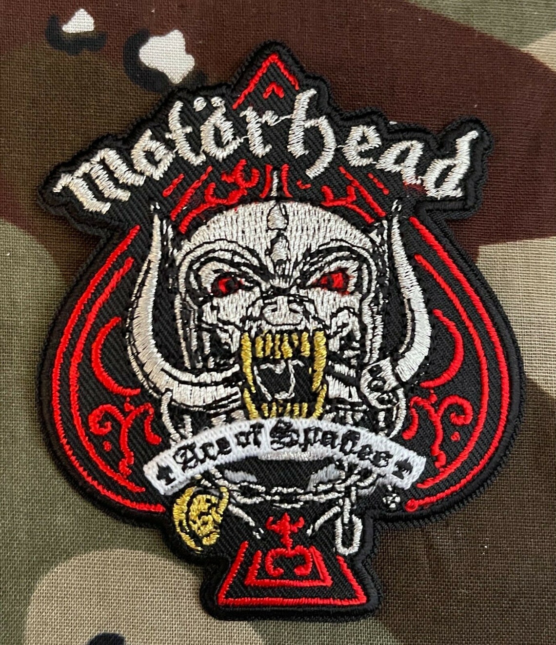 Motorhead Warpig Ace of Spades Embroidered Patch M099P Ramones | Etsy