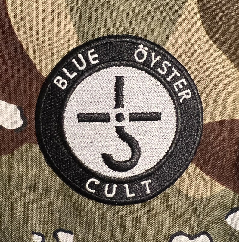 Blue Oyster Cult BOC Embroidered Patch B056P - Etsy
