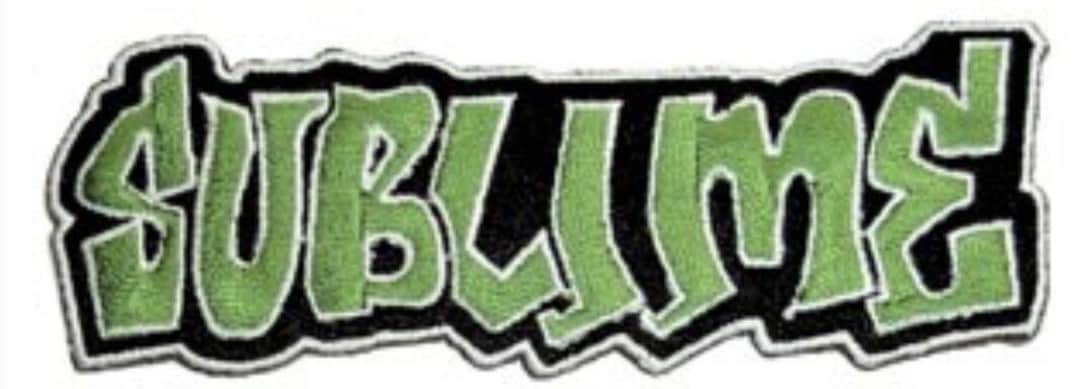 Sublime Logo Official Embroidered Patch S012P - Etsy