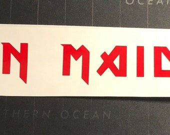 Iron Maiden Logo Decals for Car - Etsy
