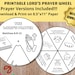 The Lord's Prayer Coloring Spinning Wheel Printable Bible Verse Sunday ...