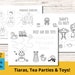 Printable Tracing and Coloring Sheets, PDF for Pre-kindergarten ...