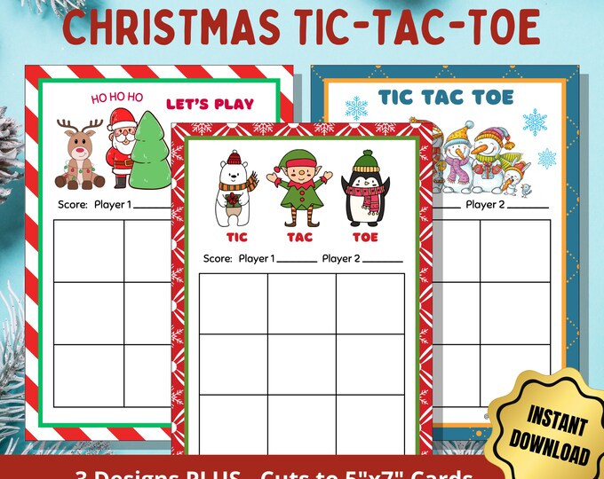 Frozen Winter Tic Tac Toe Board - Etsy