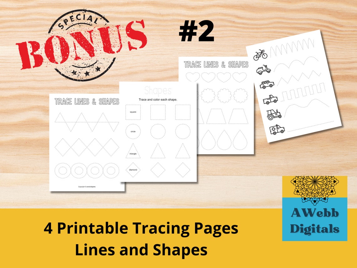 Printable Uppercase Alphabet Tracing Worksheet, Numbers Tracing Sheet ...