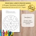 The Lord's Prayer Coloring Spinning Wheel Printable Bible Verse Sunday ...