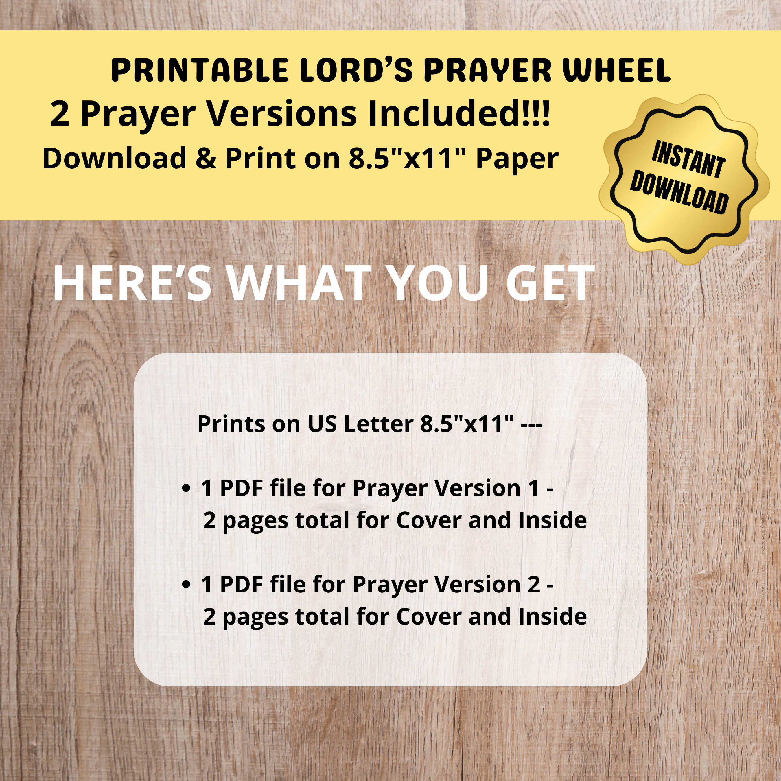 The Lord's Prayer Coloring Spinning Wheel Printable Bible Verse Sunday ...