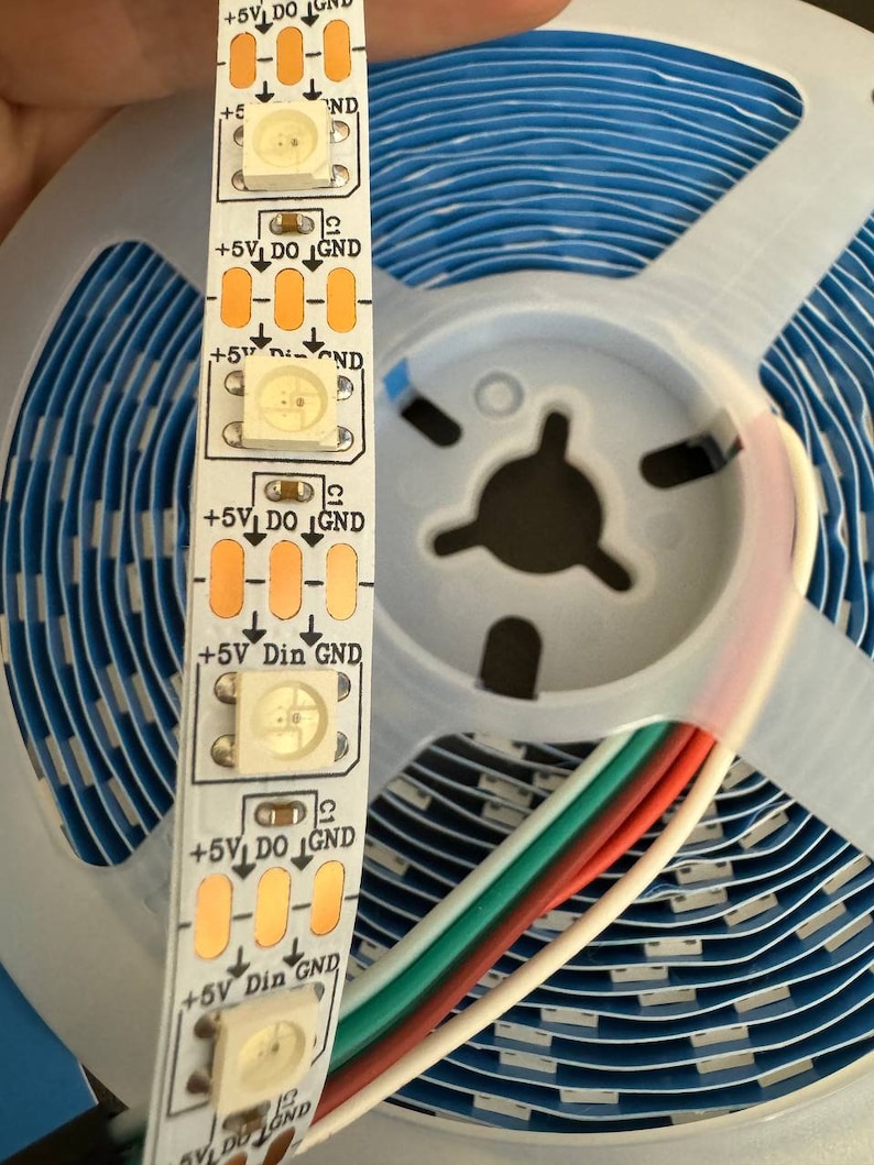 Led Strip Lights 196 Inch (5 Meter), RGB, USB, 60 Diodes per Meter ...