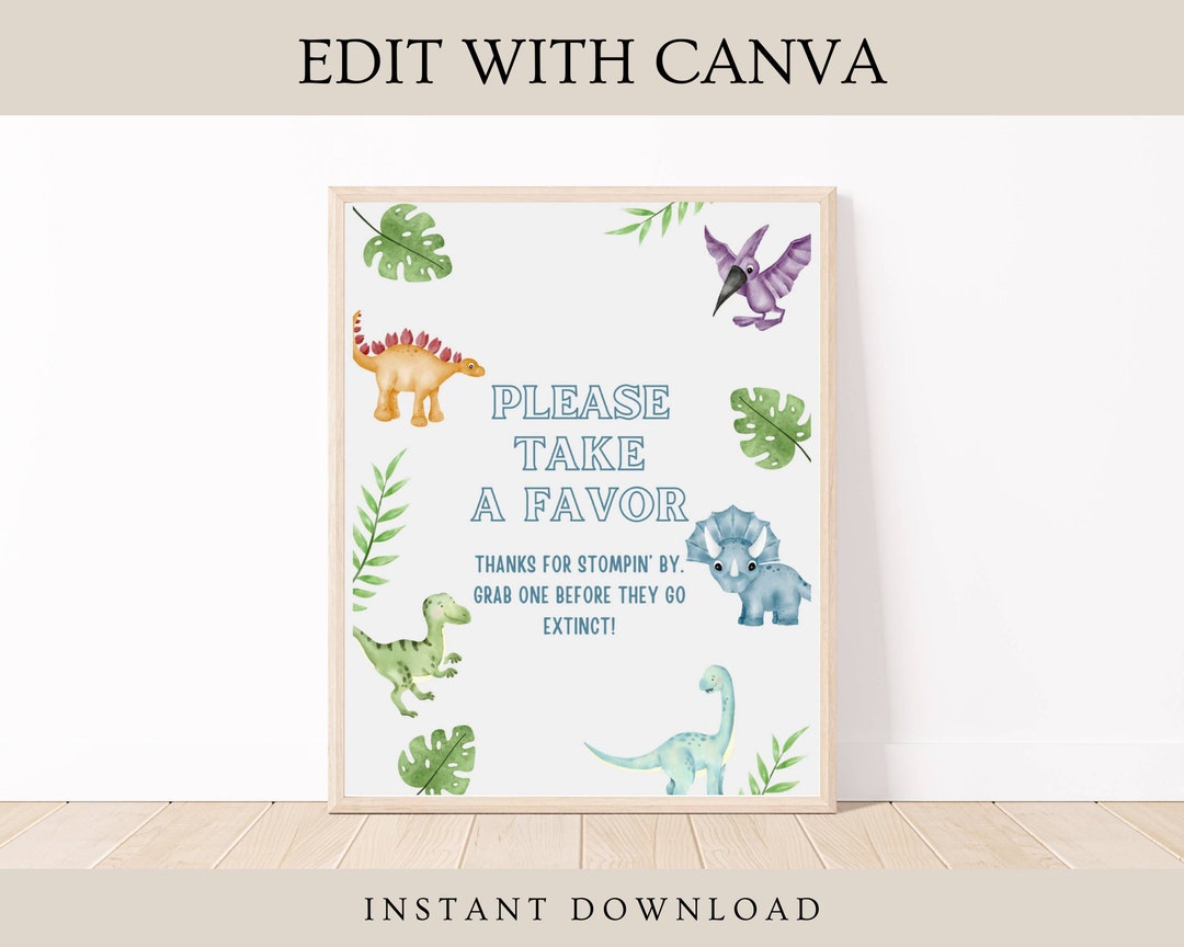 Two Rex Birthday Template, Two Rex Please Take A Favor, Two Rex Favor ...