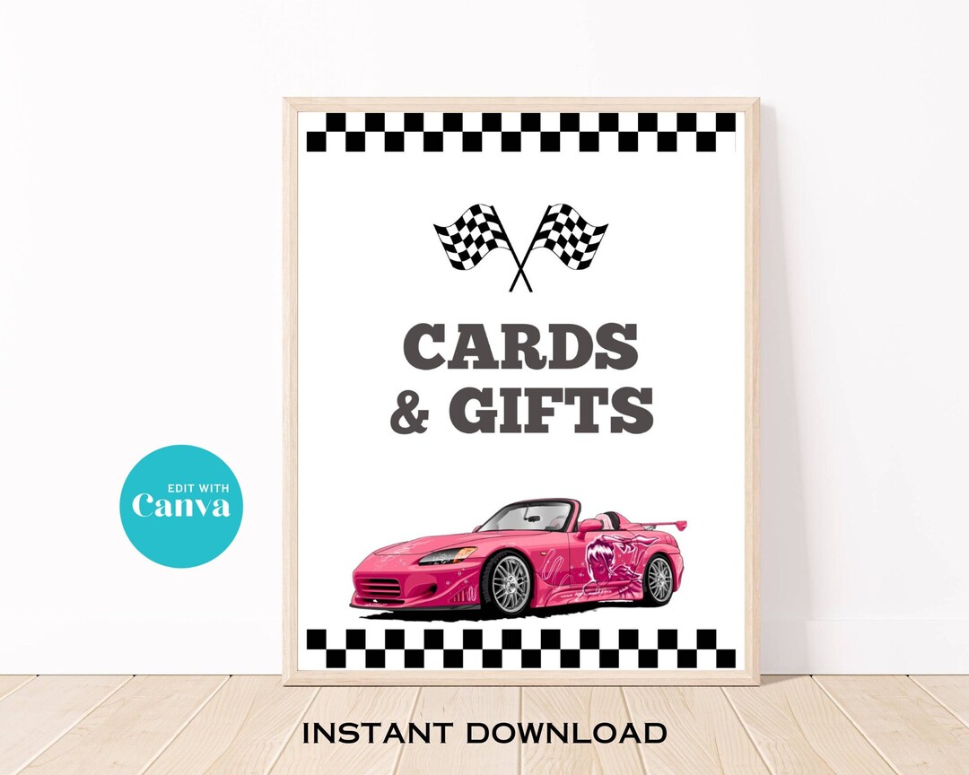 Two Fast Party Sign, Two Fast Birthday Templates, 2 Fast Birthday Sign ...