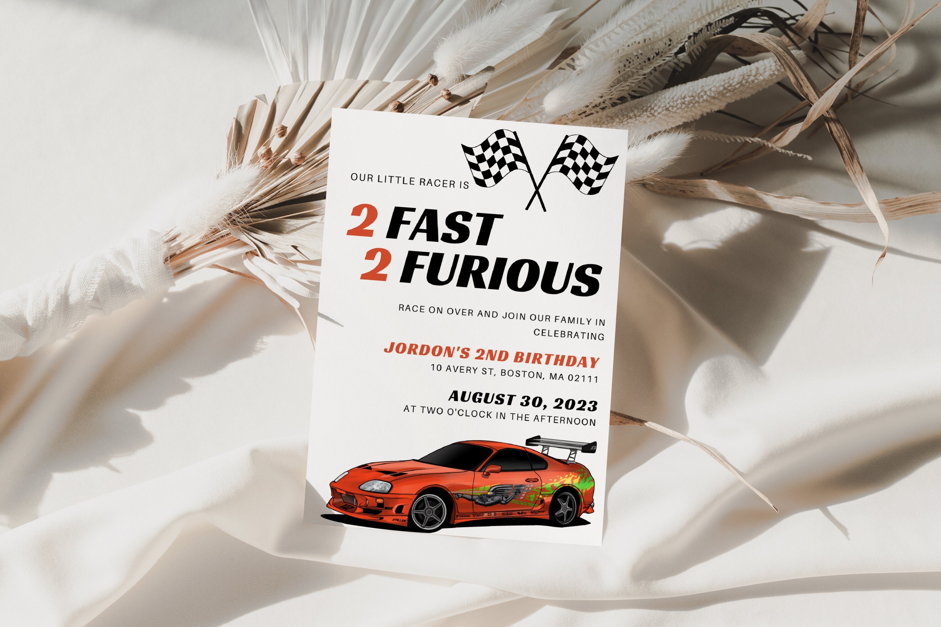 2 Fast 2 Furious Invitation Fast and Furious Invitation Fast - Etsy ...