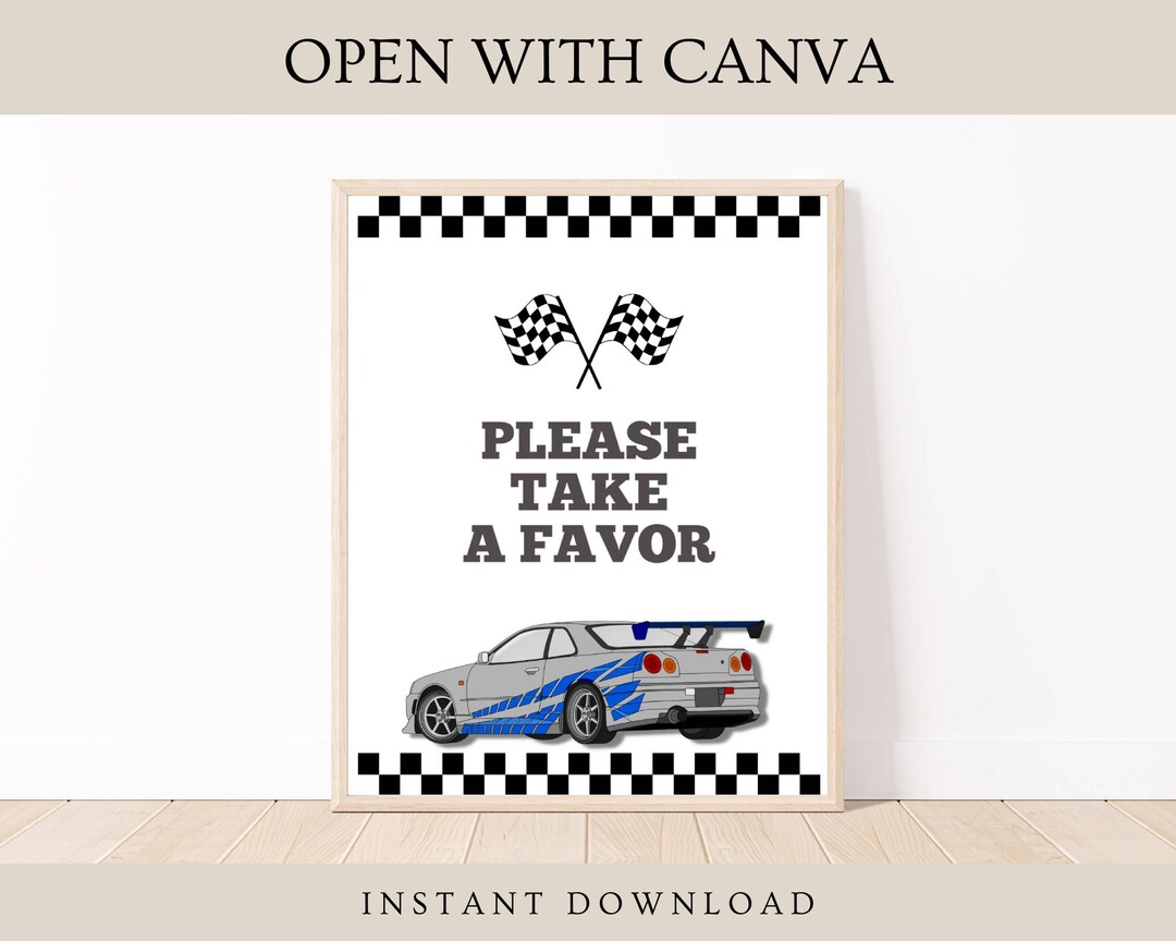 2 Fast Favor Sign, Take A Favor 2 Fast 2 Furious, 2 Fast 2 Curious ...