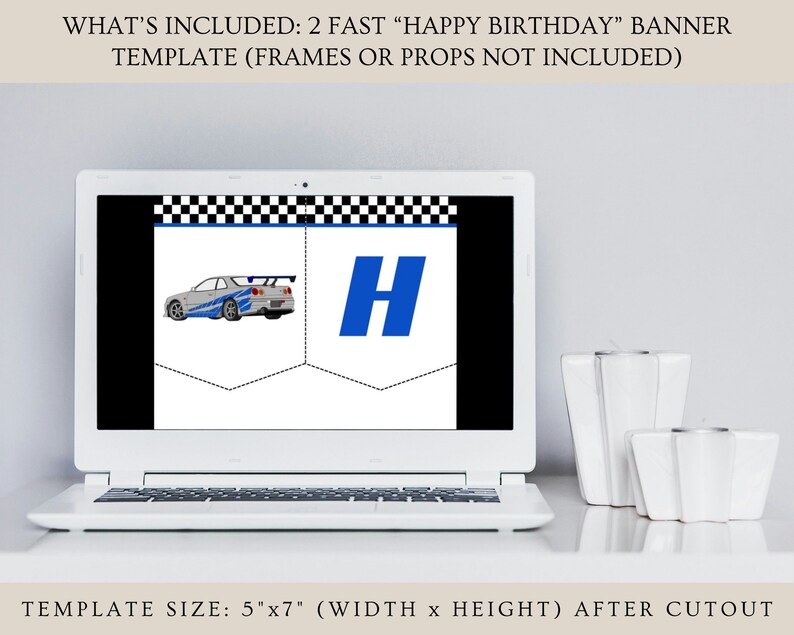 2 Fast Birthday Banner, 2 Fast Party Banner, 2 Fast 2 Furious Birthday ...