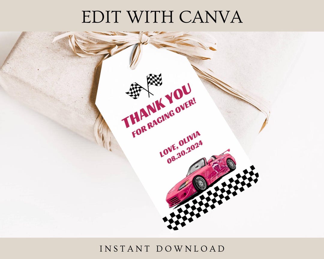 2 Fast Thank You Template, 2 Fast Thank You Tag, Two Fast Thank You Tag ...