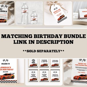 2 Fast Thank You Tag Template, 2 Fast Birthday Thank You Tag, 2 Fast ...