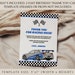 2 Fast Birthday Thank You Card: Race Car Theme (digital Download) - Etsy