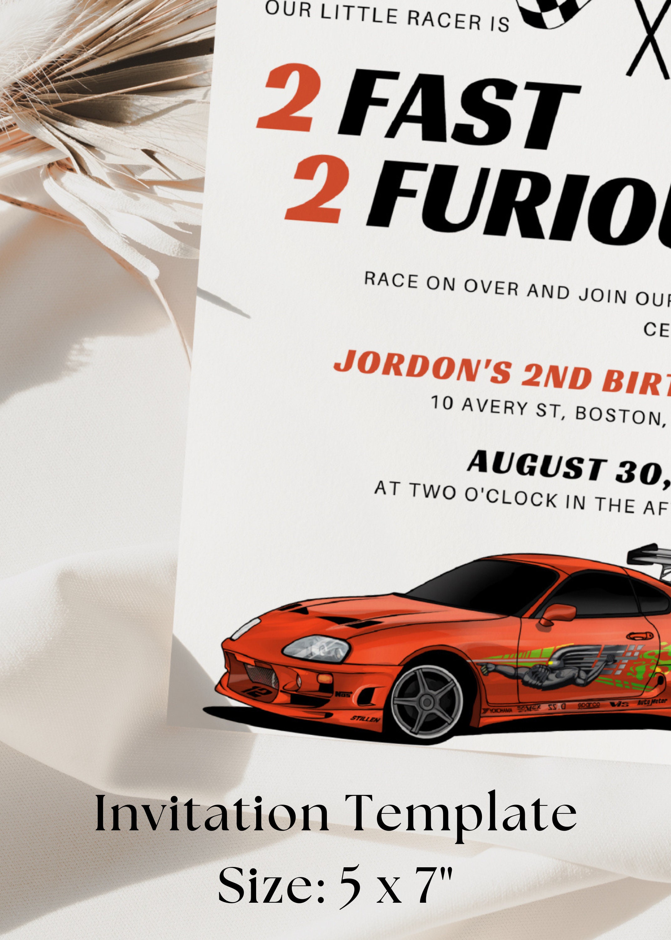 2 Fast 2 Furious Invitation Fast and Furious Invitation Fast - Etsy ...