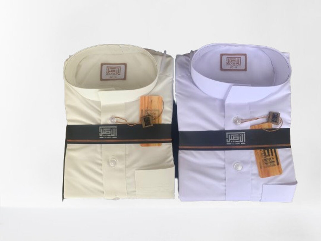 Al-aseel Summer Thobe Flat Sleeve White/off-white ثوب الأصيل - Etsy