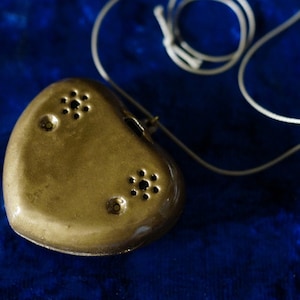 Undertale Cosplay Heart Locket Electronic Music Box ANY Song Ring Box ...