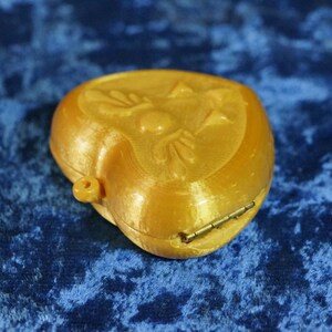Undertale Cosplay Heart Locket Electronic Music Box ANY Song Ring Box ...