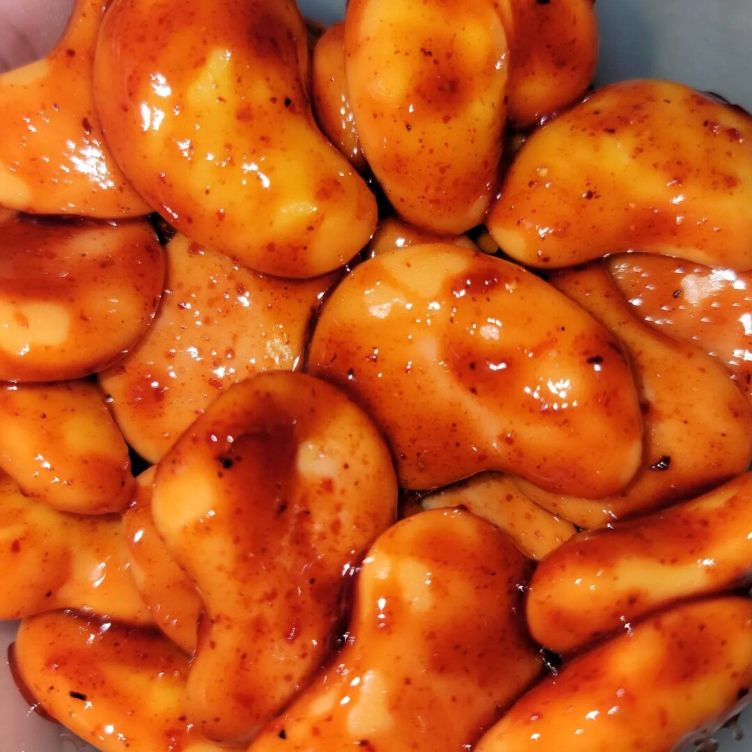 Spicy Mango Gummies Snacks Dulces Enchilados Mangitos Candy Flamin Hot ...