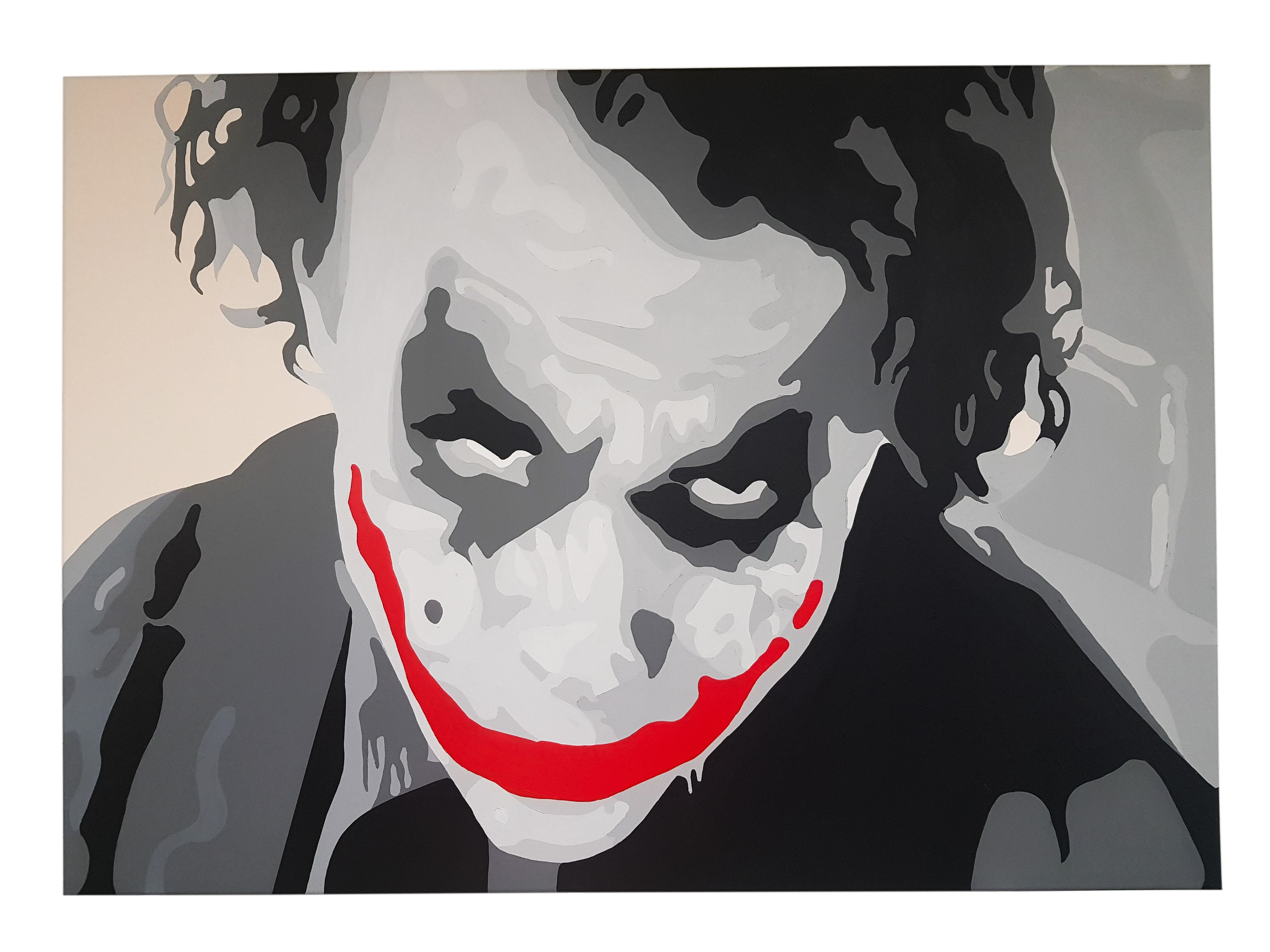 Pop Art Black And White Joker