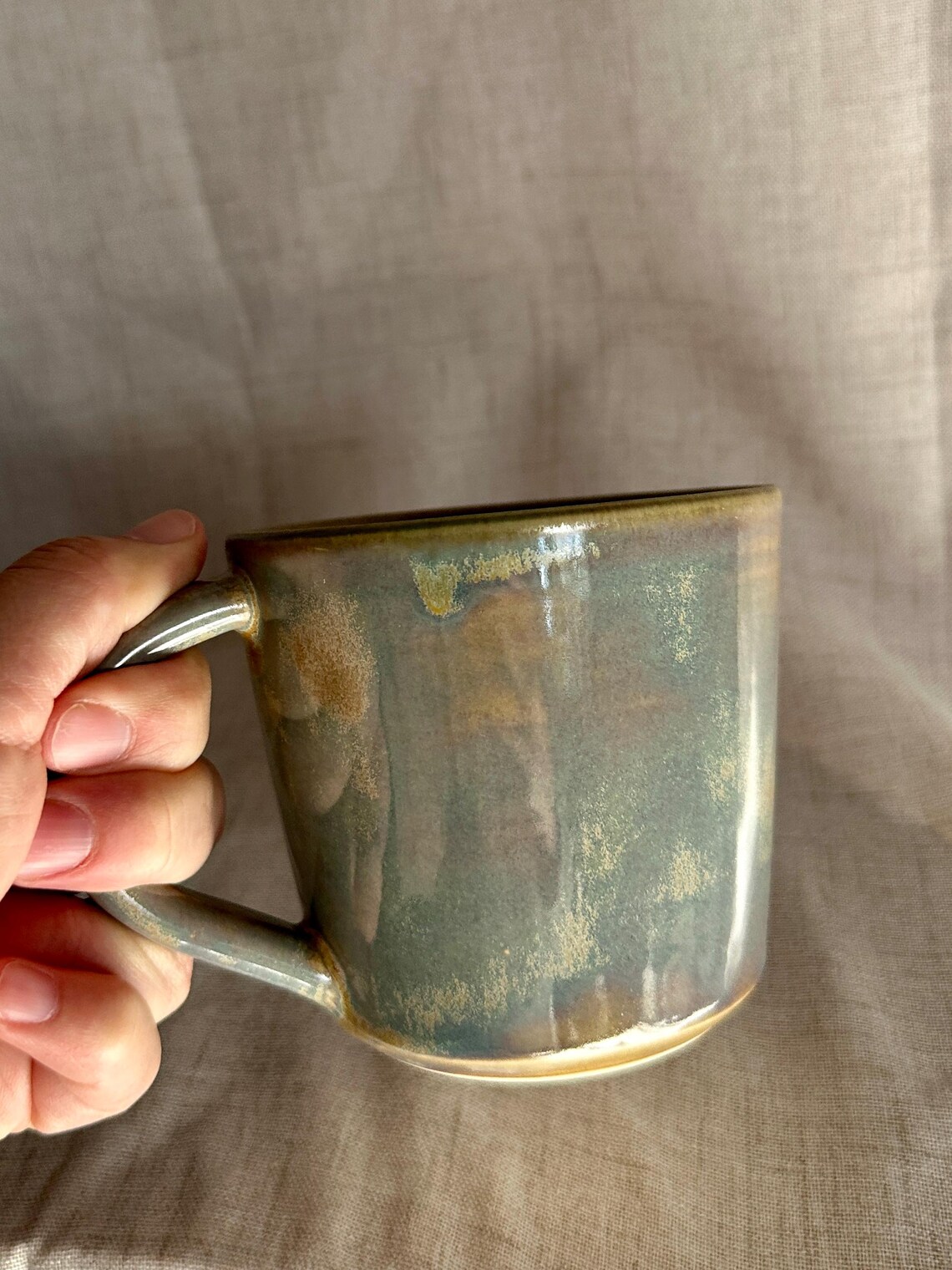 Handmade Ceramic Mug With Handle Coffee Cup Tea Cup Handmade Pottery ...