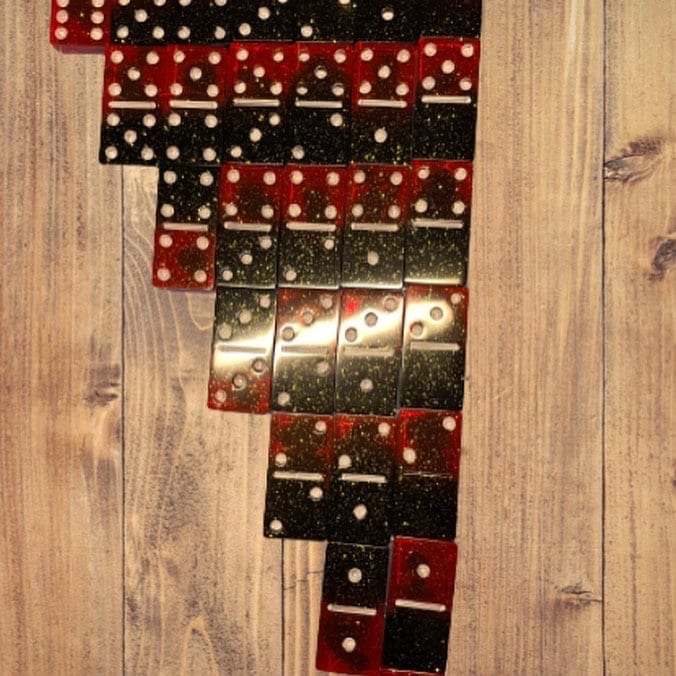 Custom Dominoes /professional Sized Dominoes /resin Dominoes / Epoxy ...