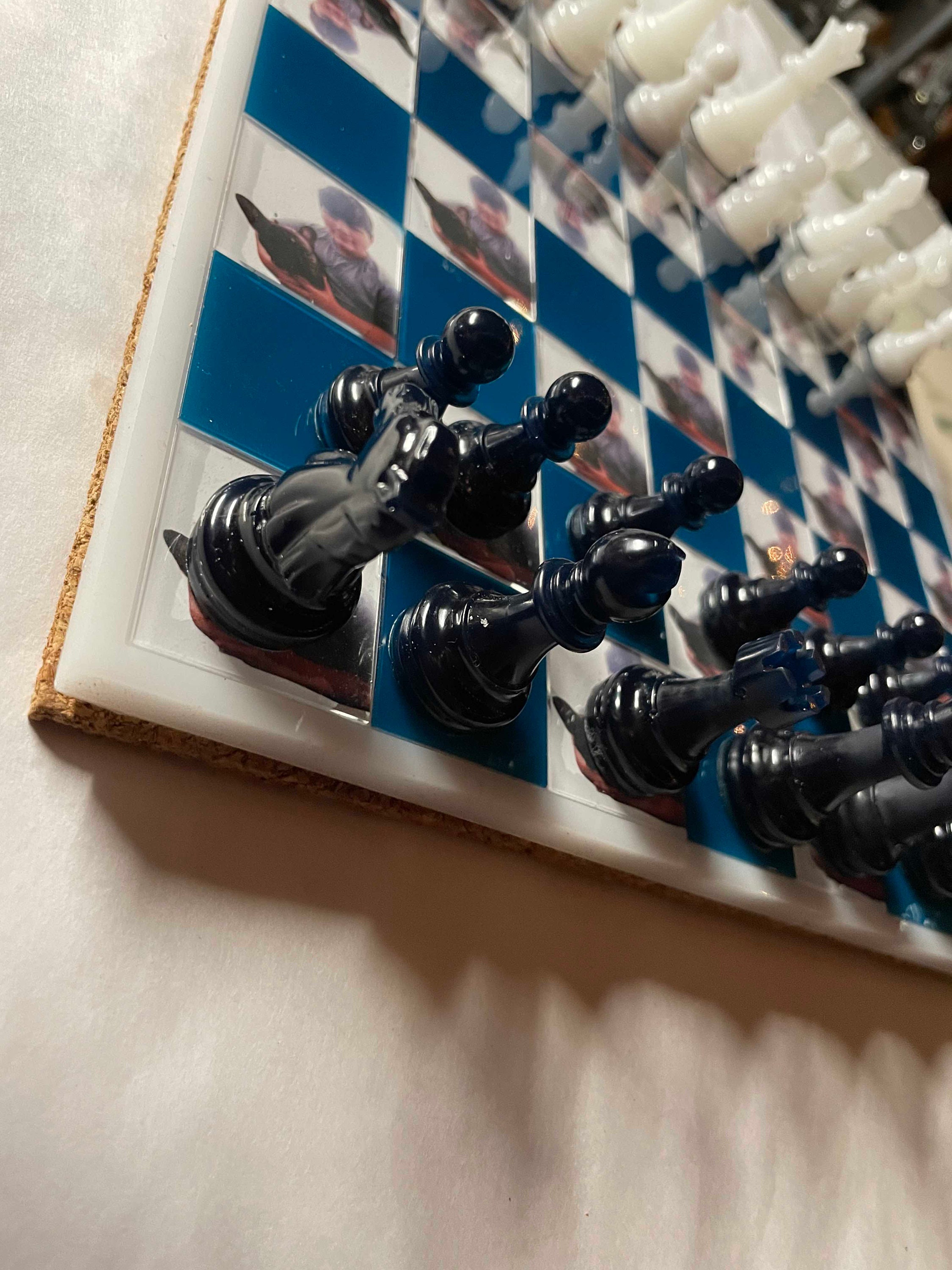 Chess Set With Image / Custom Chess Set / Professional Sized Chess Set ...