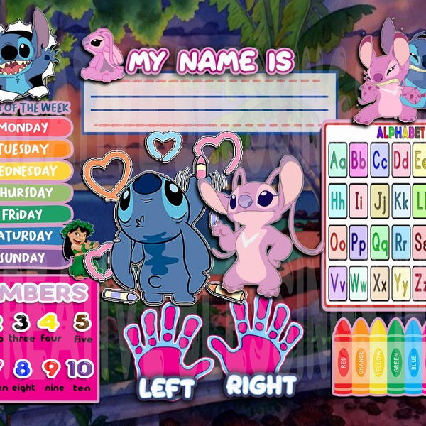 Learning Table Girls - Etsy