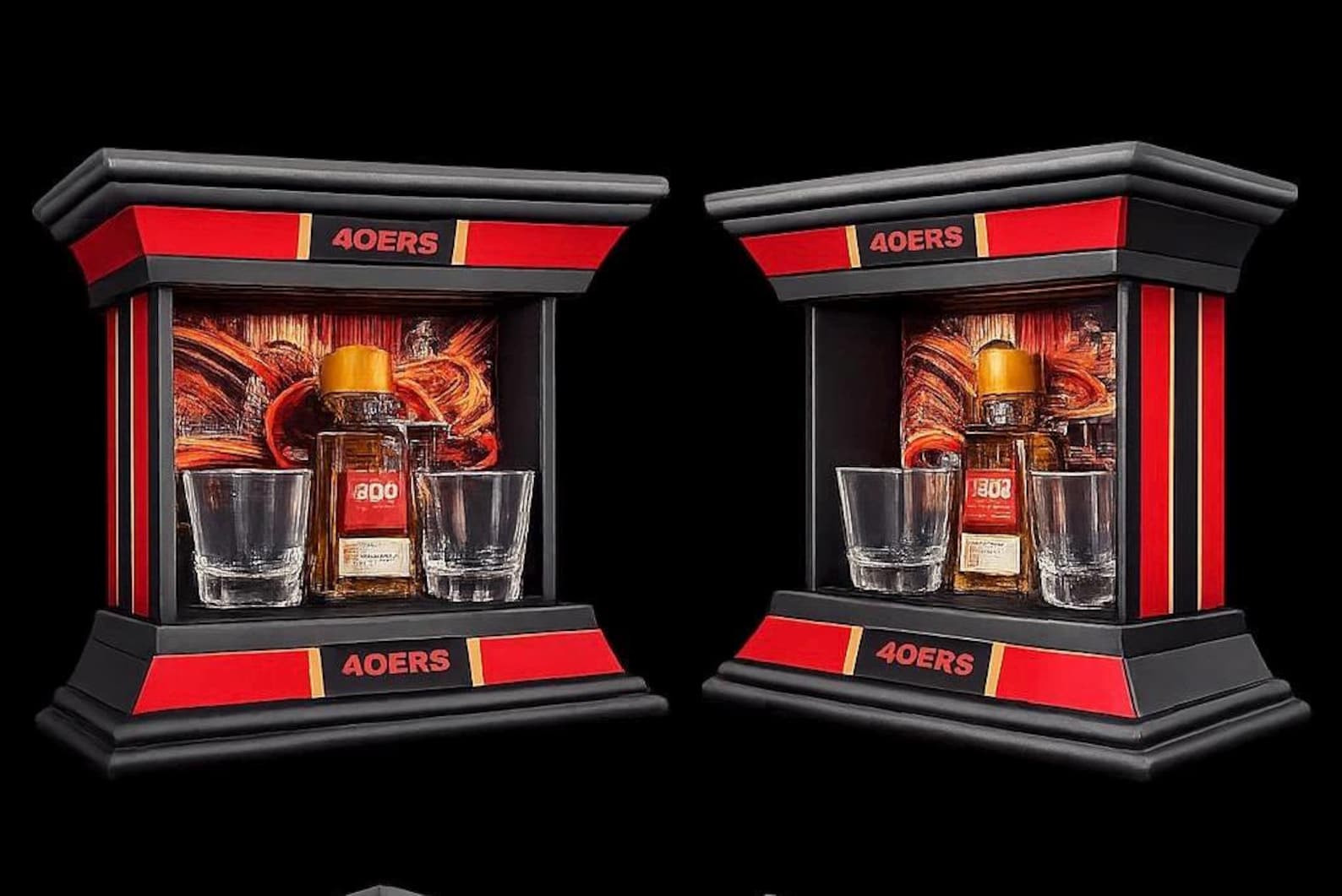 3D Mini Bar Display | Editable Canva Template | Product Stand Design ...
