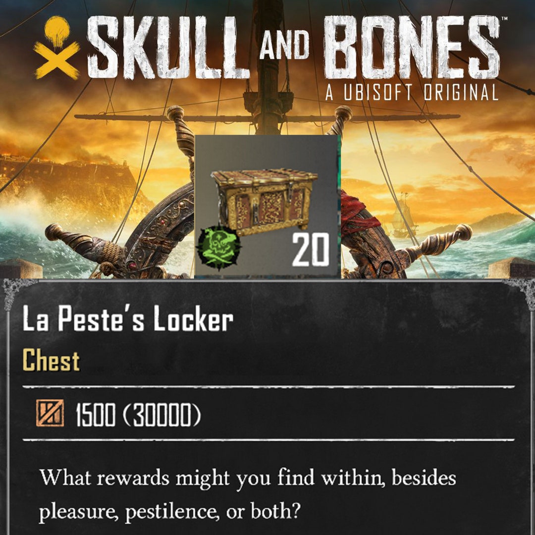 Skull and Bones La Peste's Locker Box - Etsy