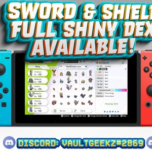 Pokémon Gen 8 Special HOME Shiny Dex Bundle - Etsy