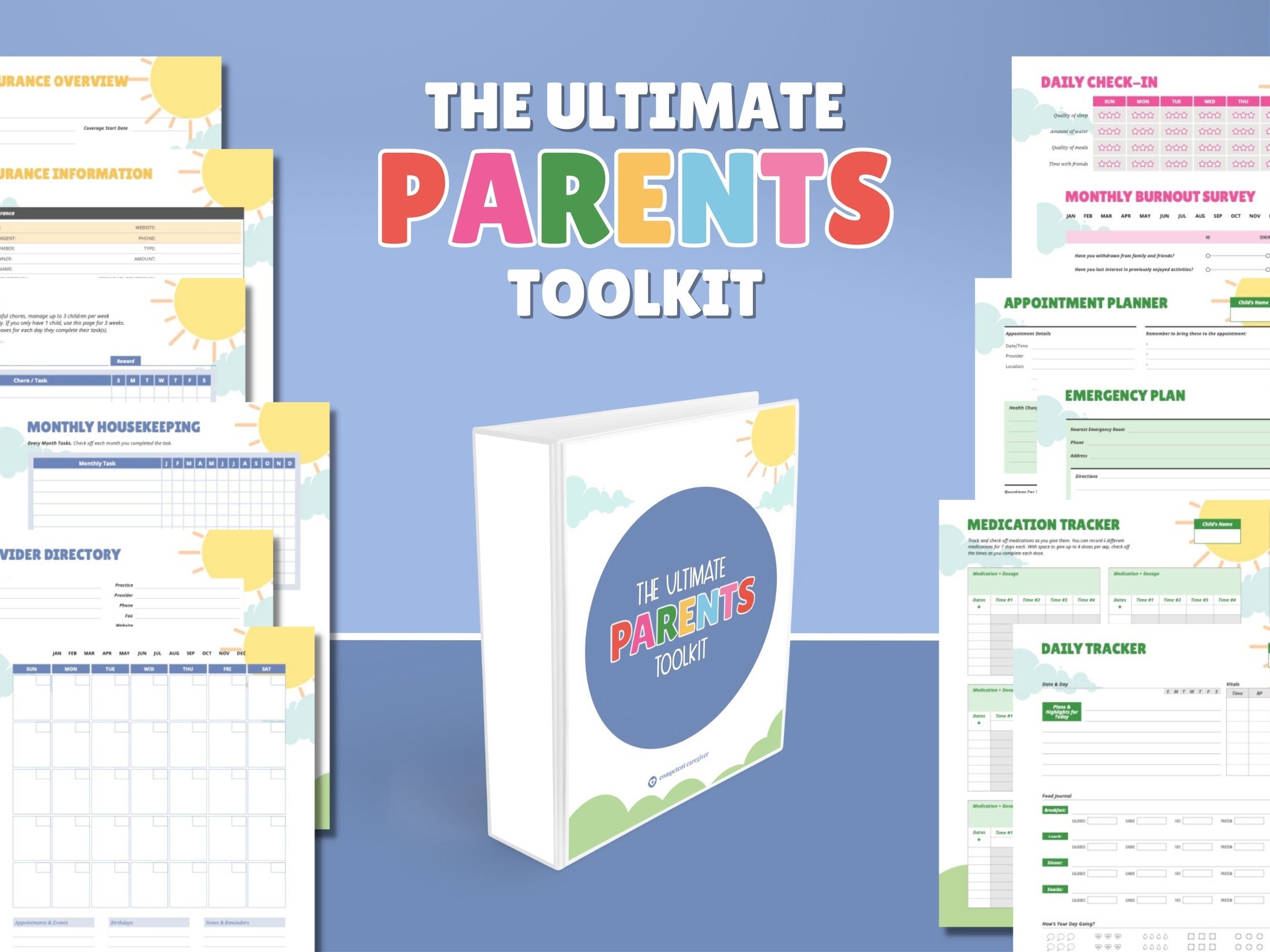 Parents Toolkit: Comprehensive Family Organizer (digital Download) - Etsy