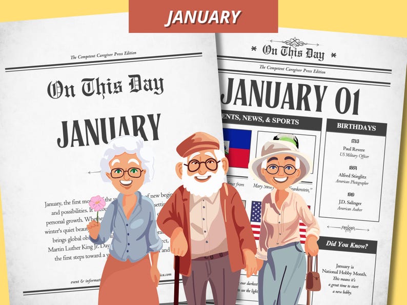 January History Events Printable: Daily Historical Facts (digital ...