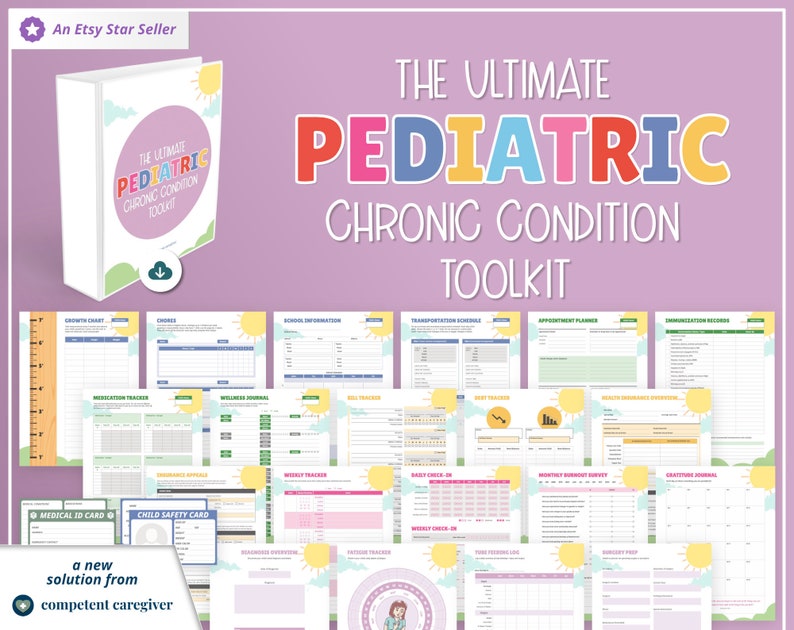 Pediatric Chronic Condition Toolkit / Planner and Organizer - Etsy
