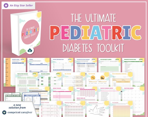 Ultimate Pediatric Diabetes Toolkit / Planner and Organizer - Etsy