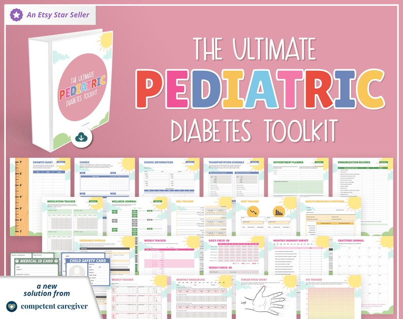 Ultimate Pediatric Diabetes Toolkit / Planner and Organizer - Etsy