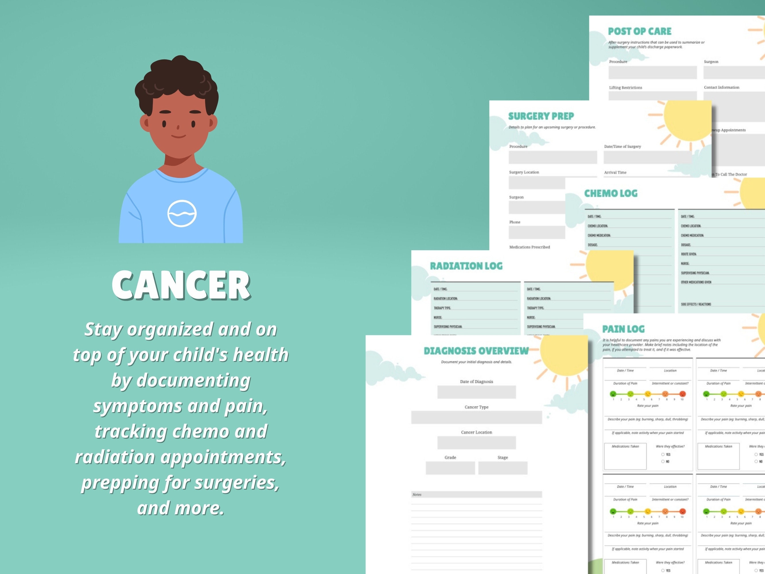 Ultimate Pediatric Cancer Toolkit / Planner and Organizer for Parents ...