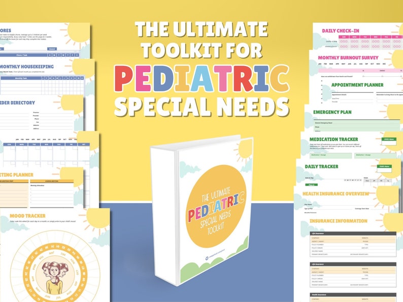 Pediatric Special Needs Toolkit: Parent Planner & Tracker (digital ...