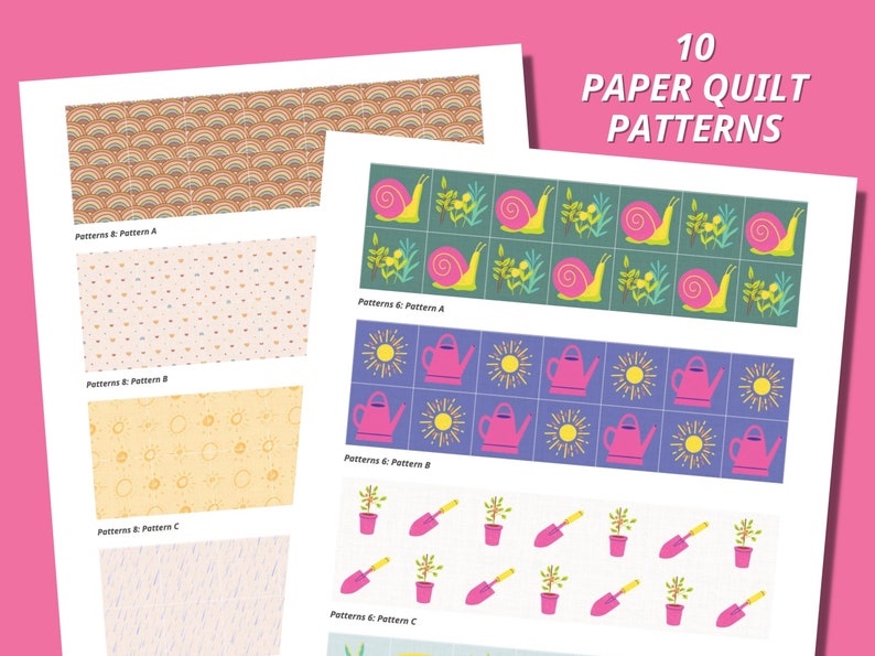 Paper Quilting Activity: Senior Adult Craft (digital Download) - Etsy