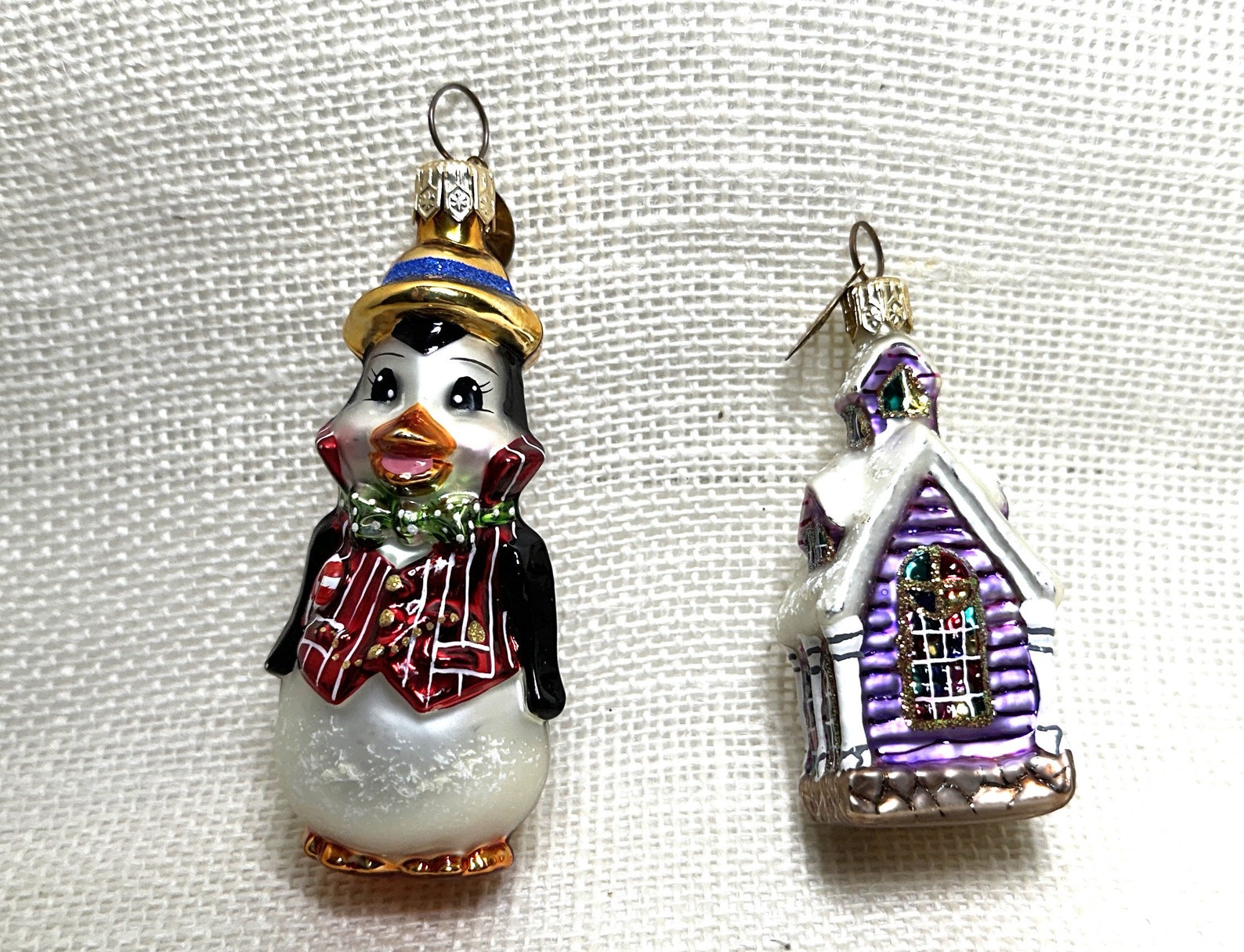 Vintage Christopher Radko Little Gems Ornaments Lot of 4 - Etsy