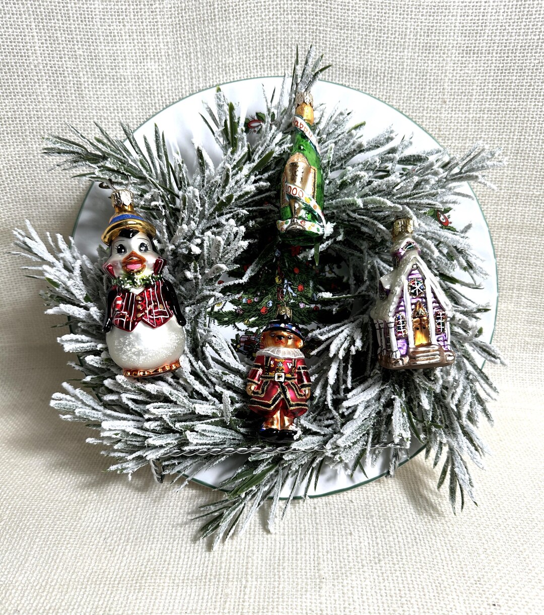 Vintage Christopher Radko Little Gems Ornaments Lot of 4 - Etsy