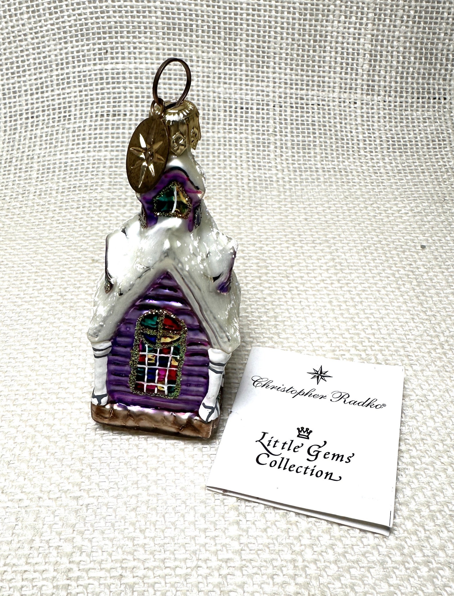 Vintage Christopher Radko Little Gems Ornaments Lot of 4 - Etsy